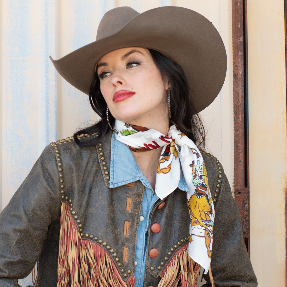 Always Saddle Your Own Horse – Fringe Scarves