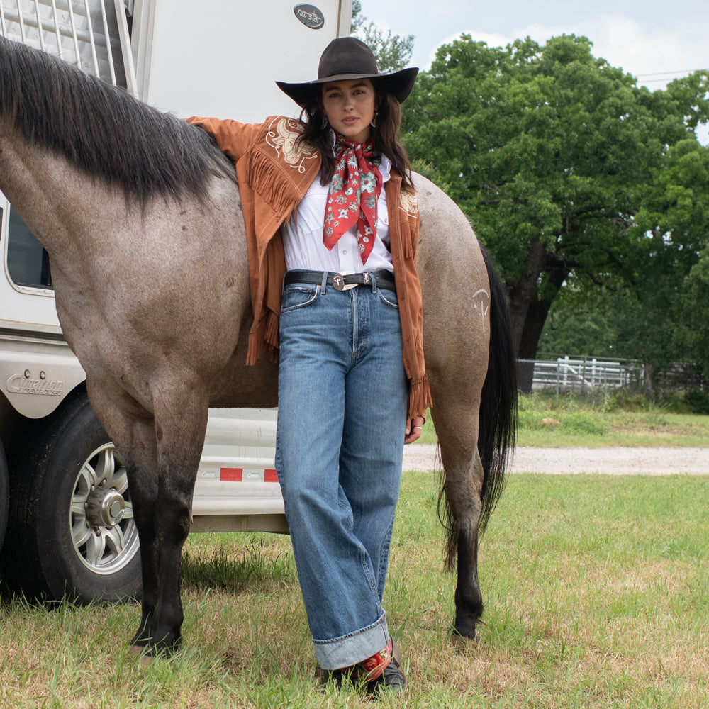 Whip and Spur – Fringe Scarves