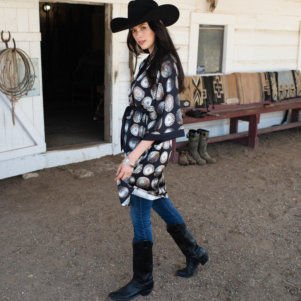 Big Concho Kimono-Robe – Fringe Scarves