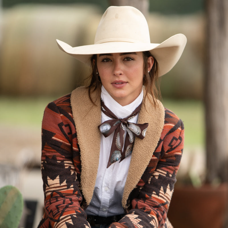 Twilly - Big Concho Brown – Fringe Scarves