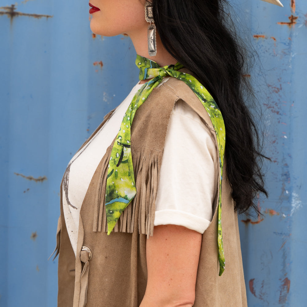 Twilly-Prickly Pear – Fringe Scarves