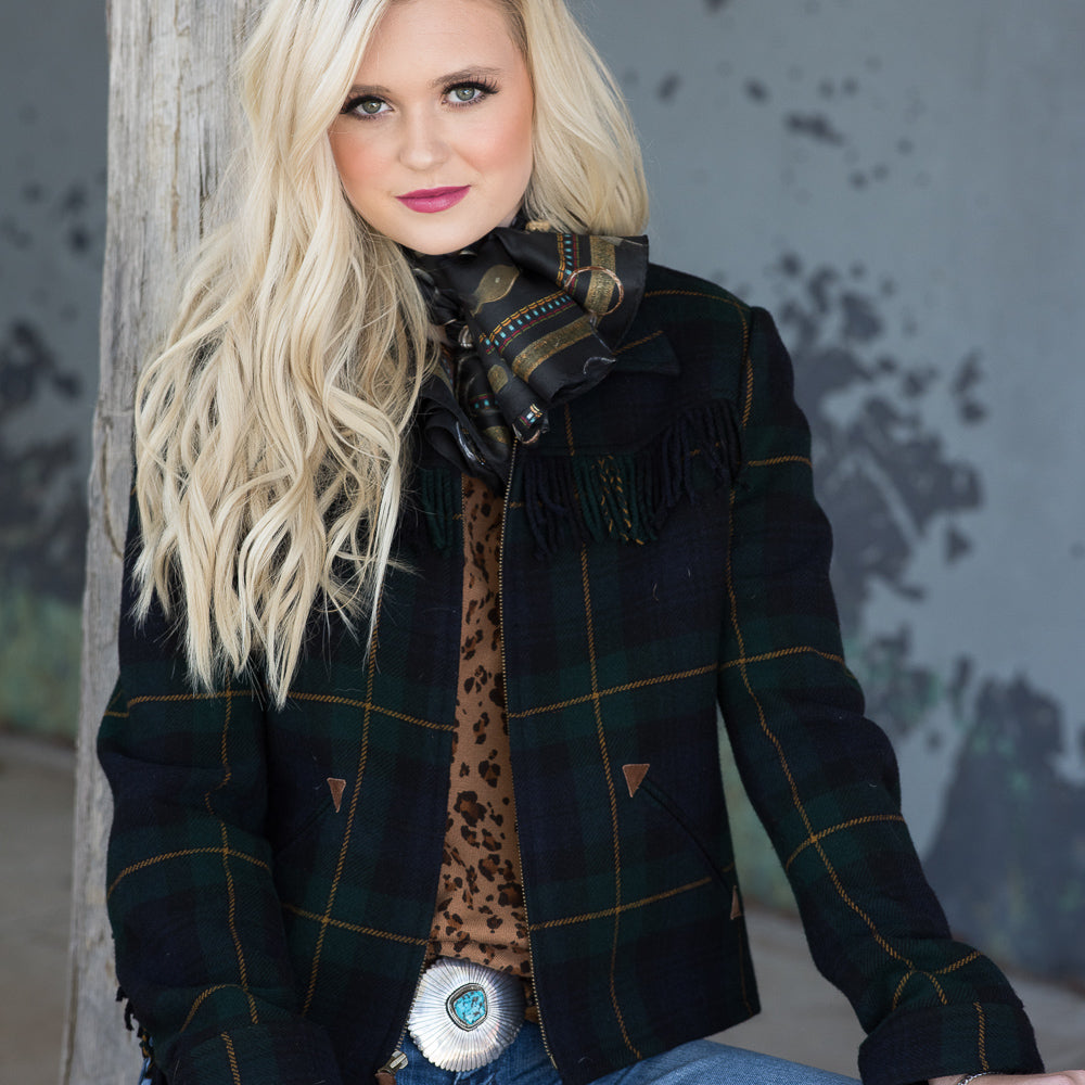 Bits - Black – Fringe Scarves