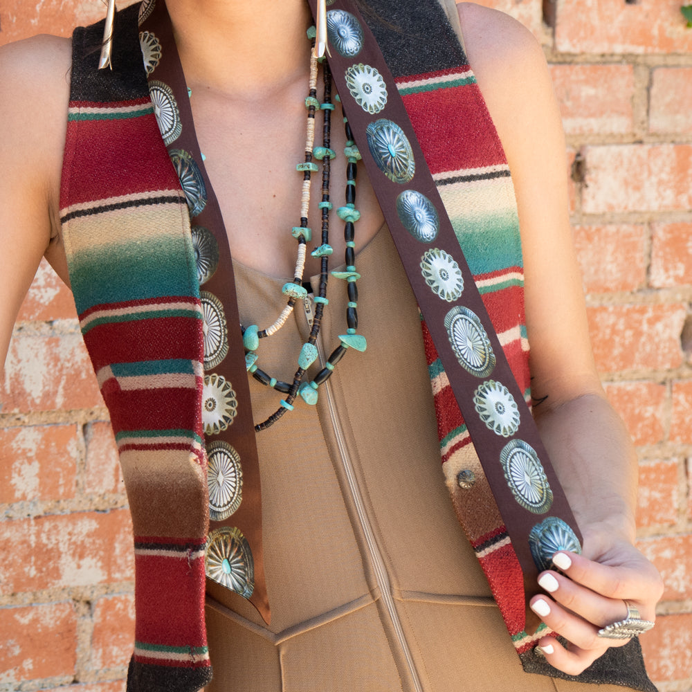 Twilly - Big Concho Brown – Fringe Scarves
